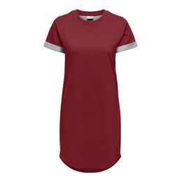 Jacqueline de Yong JDY Kleid 'JDYIVY' Damen Gr&ouml;&szlig;e 38 grau / weinrot Winterkleid