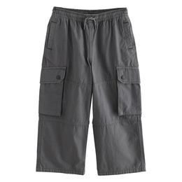 next Superweite Cargohose aus 100 % Baumwolle Regular Fit Jungen Gr&ouml;&szlig;e 134 grau