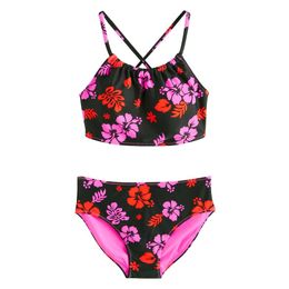 next Bikini Mädchen Größe 152 orchidee / rot / schwarz