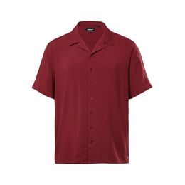 Men Plus Button Up Shirt male Brown size 4XL