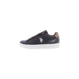 U.S. Polo Assn. Sneaker 'Tymes' Herren Größe 43 nachtblau / dunkelbraun