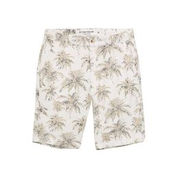Tom Tailor Shorts Herren Gr&ouml;&szlig;e 32 dunkelbeige / marine / offwhite