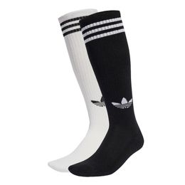 adidas originals Socks '3-Stripes Knee 2' female Black, White size 37-39