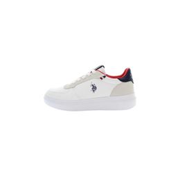 U.S. Polo Assn. Sneaker 'Cody' Herren Gr&ouml;&szlig;e 44 ecru / marine / wei&szlig;