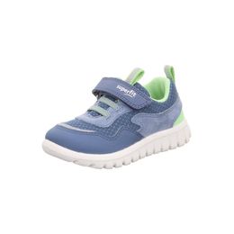 Superfit Sneaker 'Sport7 Mini' Jungen Größe 32 taubenblau / himmelblau / hellgrün