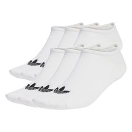 adidas originals Socken 'Liner 6 Pairs' Damen Gr&ouml;&szlig;e 46/48 schwarz / wei&szlig;