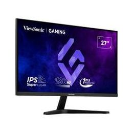 Viewsonic VX27G1-2K, Gaming-Monitor 69 cm (27 Zoll), schwarz, QHD, IPS, HDMI, DP, 180Hz Panel