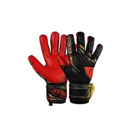 Reusch Torwarthandschuhe 'Attrakt Freegel Silver' Herren Gr&ouml;&szlig;e M goldgelb / rot / schwarz