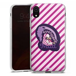 DeinDesign iPhone Xr Handy Silikon H&uuml;lle Case transparent Handyh&uuml;lle Disney Grinning Cat Alice In Wonderland Silikon Case