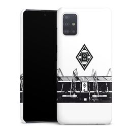 DeinDesign Galaxy A51 Handy Premium Case Smartphone Handyh&uuml;lle Schutzh&uuml;lle gl&auml;nzend Stadium Die Fohlen Borussia M&ouml;nchengladbach Premium Case