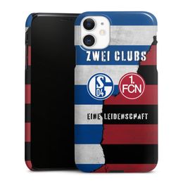 DeinDesign iPhone 11 Handy Premium Case Smartphone Handyh&uuml;lle Schutzh&uuml;lle gl&auml;nzend Fc Schalke 04 Friendship 1. Fc N&uuml;rnberg Premium Case