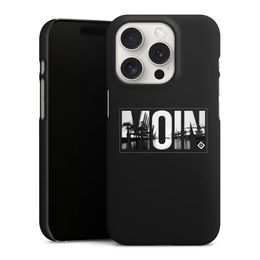 DeinDesign iPhone 15 Pro Handy Premium Case Smartphone Handyh&uuml;lle Schutzh&uuml;lle matt Hamburger Sv Hsv Official Licensed Product Premium Case