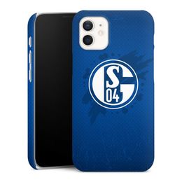 DeinDesign iPhone 12 mini Handy Premium Case Smartphone Handyh&uuml;lle Schutzh&uuml;lle matt Schalke 04 Official Licensed Product Fc Schalke 04 Premium Case