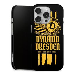 DeinDesign iPhone 16 Pro Handy Premium Case Smartphone Handyh&uuml;lle Schutzh&uuml;lle matt Sg Dynamo Dresden Statement Sgd Premium Case