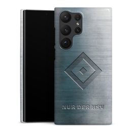 DeinDesign Galaxy S23 Ultra Handy Premium Case Smartphone Handyh&uuml;lle Schutzh&uuml;lle gl&auml;nzend Metallic Look Hsv Hamburger Sv Premium Case