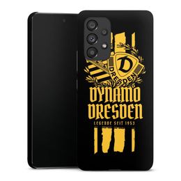 DeinDesign Galaxy A53 5G Handy Premium Case Smartphone Handyh&uuml;lle Schutzh&uuml;lle gl&auml;nzend Sgd Statement Sg Dynamo Dresden Premium Case