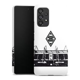 DeinDesign Galaxy A53 5G Handy Premium Case Smartphone Handyh&uuml;lle Schutzh&uuml;lle gl&auml;nzend Borussia M&ouml;nchengladbach Die Fohlen Stadium Premium Case
