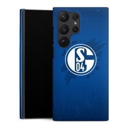 DeinDesign Galaxy S23 Ultra Handy Premium Case Smartphone Handyh&uuml;lle Schutzh&uuml;lle matt Official Licensed Product Fc Schalke 04 Schalke 04 Premium Case