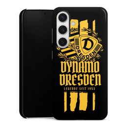 DeinDesign Galaxy S24 Handy Premium Case Smartphone Handyh&uuml;lle Schutzh&uuml;lle gl&auml;nzend Sg Dynamo Dresden Statement Sgd Premium Case
