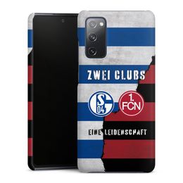 DeinDesign Galaxy S20 FE Handy Premium Case Smartphone Handyh&uuml;lle Schutzh&uuml;lle matt Fc Schalke 04 Friendship 1. Fc N&uuml;rnberg Premium Case
