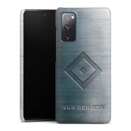 DeinDesign Galaxy S20 FE Handy Premium Case Smartphone Handyh&uuml;lle Schutzh&uuml;lle gl&auml;nzend Hsv Metallic Look Hamburger Sv Premium Case