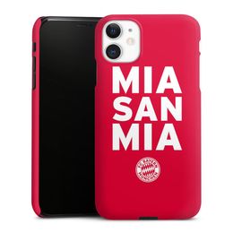 DeinDesign iPhone 11 Handy Premium Case Smartphone Handyh&uuml;lle Schutzh&uuml;lle matt Fc Bayern M&uuml;nchen Mia San Mia Fcb Premium Case