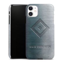 DeinDesign iPhone 11 Handy Premium Case Smartphone Handyh&uuml;lle Schutzh&uuml;lle gl&auml;nzend Hamburger Sv Metallic Look Hsv Premium Case