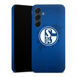 DeinDesign Galaxy A55 5G Handy Premium Case Smartphone Handyh&uuml;lle Schutzh&uuml;lle matt Official Licensed Product Fc Schalke 04 Schalke 04 Premium Case