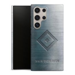 DeinDesign Galaxy S24 Ultra Handy Premium Case Smartphone Handyh&uuml;lle Schutzh&uuml;lle gl&auml;nzend Metallic Look Hsv Hamburger Sv Premium Case