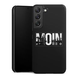 DeinDesign Galaxy S22 Handy Premium Case Smartphone Handyh&uuml;lle Schutzh&uuml;lle gl&auml;nzend Hamburger Sv Hsv Official Licensed Product Premium Case