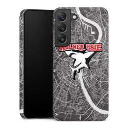 DeinDesign Galaxy S22 Handy Premium Case Smartphone Handyh&uuml;lle Schutzh&uuml;lle gl&auml;nzend K&ouml;lner Haie Ice Hockey Official Licensed Product Premium Case
