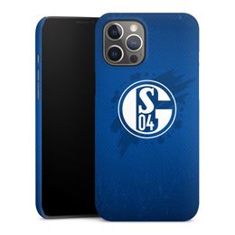 DeinDesign iPhone 12 Pro Max Handy Premium Case Smartphone Handyh&uuml;lle Schutzh&uuml;lle matt Schalke 04 Official Licensed Product Fc Schalke 04 Premium Case