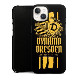 DeinDesign iPhone 14 Handy Premium Case Smartphone Handyh&uuml;lle Schutzh&uuml;lle matt Sg Dynamo Dresden Statement Sgd Premium Case