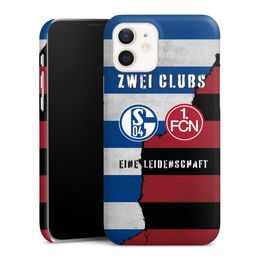 DeinDesign iPhone 12 Handy Premium Case Smartphone Handyh&uuml;lle Schutzh&uuml;lle matt Fc Schalke 04 Friendship 1. Fc N&uuml;rnberg Premium Case