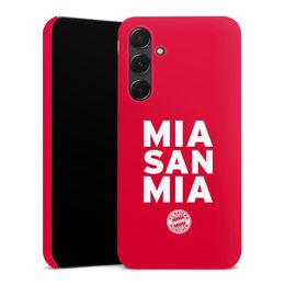 DeinDesign Galaxy A55 5G Handy Premium Case Smartphone Handyh&uuml;lle Schutzh&uuml;lle matt Fcb Mia San Mia Fc Bayern M&uuml;nchen Premium Case