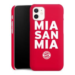DeinDesign iPhone 12 mini Handy Premium Case Smartphone Handyh&uuml;lle Schutzh&uuml;lle matt Fc Bayern M&uuml;nchen Mia San Mia Fcb Premium Case