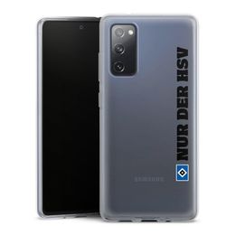 DeinDesign Galaxy S20 FE Handy Silikon H&uuml;lle Case transparent Handyh&uuml;lle Transparent Hamburger Sv Hsv Silikon Case
