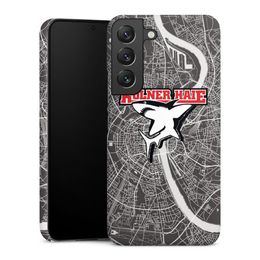 DeinDesign Galaxy S22 Handy Premium Case Smartphone Handyh&uuml;lle Schutzh&uuml;lle matt K&ouml;lner Haie Ice Hockey Official Licensed Product Premium Case
