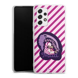 DeinDesign Galaxy A53 5G Handy Silikon H&uuml;lle Case transparent Handyh&uuml;lle Alice In Wonderland Disney Grinning Cat Silikon Case