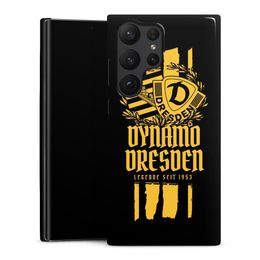 DeinDesign Galaxy S23 Ultra Handy Premium Case Smartphone Handyh&uuml;lle Schutzh&uuml;lle gl&auml;nzend Sg Dynamo Dresden Statement Sgd Premium Case