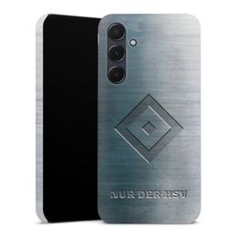 DeinDesign Galaxy A55 5G Handy Premium Case Smartphone Handyh&uuml;lle Schutzh&uuml;lle matt Metallic Look Hsv Hamburger Sv Premium Case
