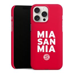 DeinDesign iPhone 15 Pro Max Handy Premium Case Smartphone Handyh&uuml;lle Schutzh&uuml;lle matt Fcb Mia San Mia Fc Bayern M&uuml;nchen Premium Case