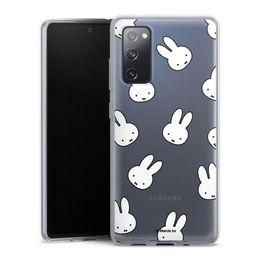 DeinDesign Galaxy S20 FE 5G Handy Silikon H&uuml;lle Case transparent Handyh&uuml;lle Muster Transparent Miffy Silikon Case