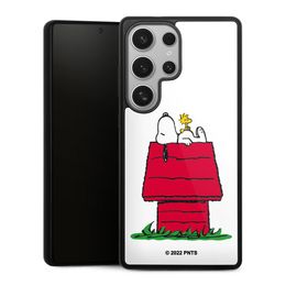 DeinDesign Galaxy S25 Ultra Handy Gallery Case Handyh&uuml;lle 9H Geh&auml;rtetes Glas R&uuml;ckseite H&uuml;lle Snoopy Peanuts Official Licensed Product Gallery Case