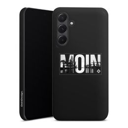 DeinDesign Galaxy A35 5G Handy Premium Case Smartphone Handyh&uuml;lle Schutzh&uuml;lle matt Hamburger Sv Hsv Official Licensed Product Premium Case