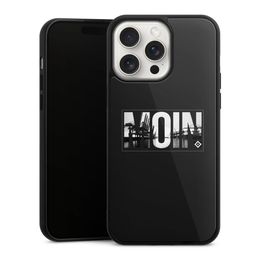 DeinDesign iPhone 15 Pro Max Handy Gallery Case Handyh&uuml;lle 9H Geh&auml;rtetes Glas R&uuml;ckseite H&uuml;lle Hamburger Sv Hsv Official Licensed Product Gallery Case