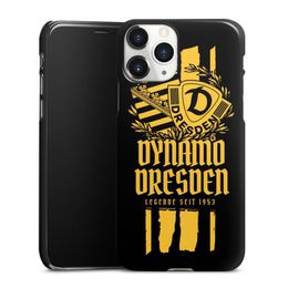 DeinDesign iPhone 11 Pro Handy Premium Case Smartphone Handyh&uuml;lle Schutzh&uuml;lle gl&auml;nzend Sgd Statement Sg Dynamo Dresden Premium Case