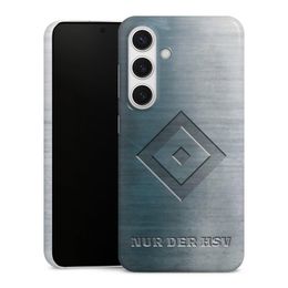DeinDesign Galaxy S24 Handy Premium Case Smartphone Handyh&uuml;lle Schutzh&uuml;lle gl&auml;nzend Metallic Look Hsv Hamburger Sv Premium Case