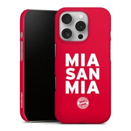 DeinDesign iPhone 16 Pro Handy Premium Case Smartphone Handyh&uuml;lle Schutzh&uuml;lle matt Fcb Mia San Mia Fc Bayern M&uuml;nchen Premium Case