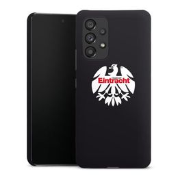 DeinDesign Galaxy A53 5G Handy Premium Case Smartphone Handyh&uuml;lle Schutzh&uuml;lle matt Logo Retro Eagle Premium Case